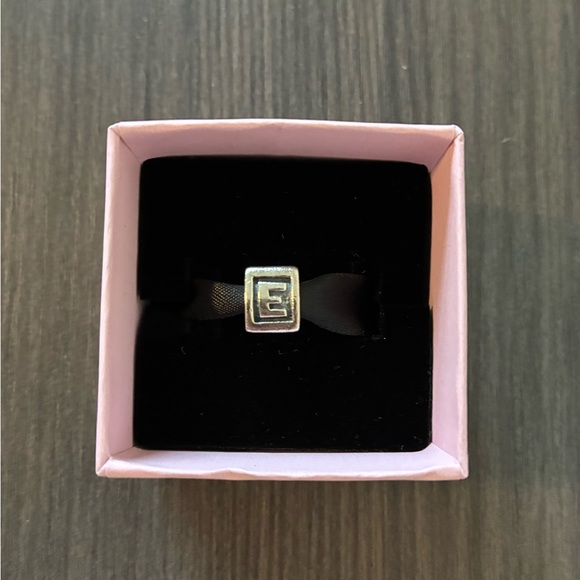 Pandora | Jewelry | Pandora Letter Block E Charm Retired | Poshmark